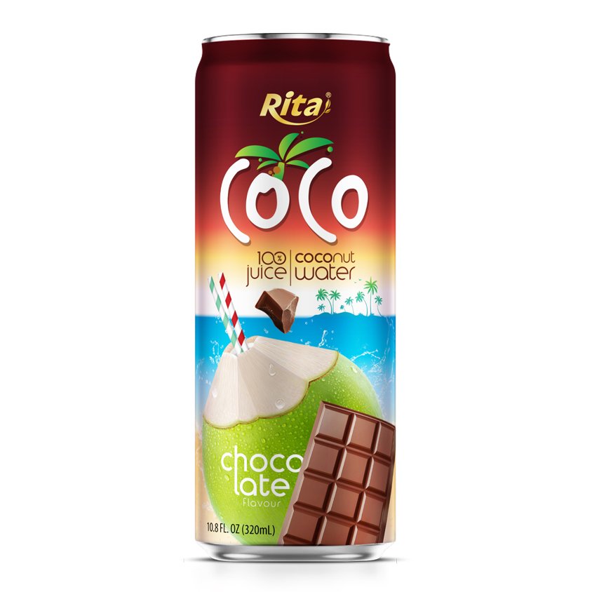 Coconut Water: Rita Coco 100% Pure Coconut Water with Chocolate Flavour ...