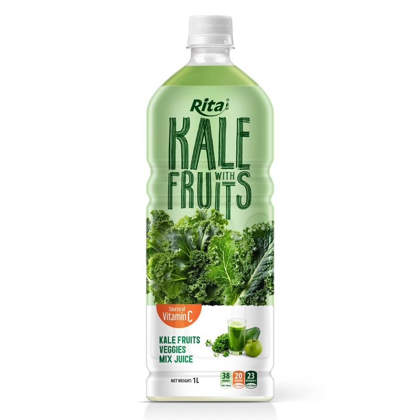 Rita Kale with Fruits and Veggies Mix Juice Drink 1L PET Bottle
