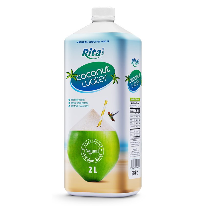 Coconut Water: Rita Natural Coconut Water 2L PP Bottle