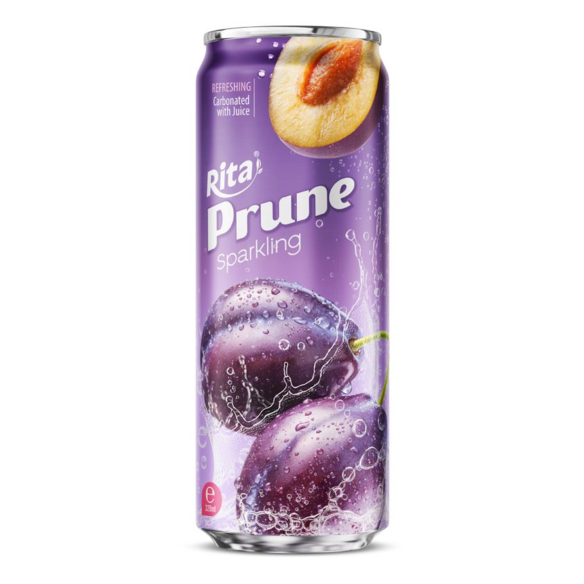Rita Sparkling Prune Drink 320ml Sleek Can