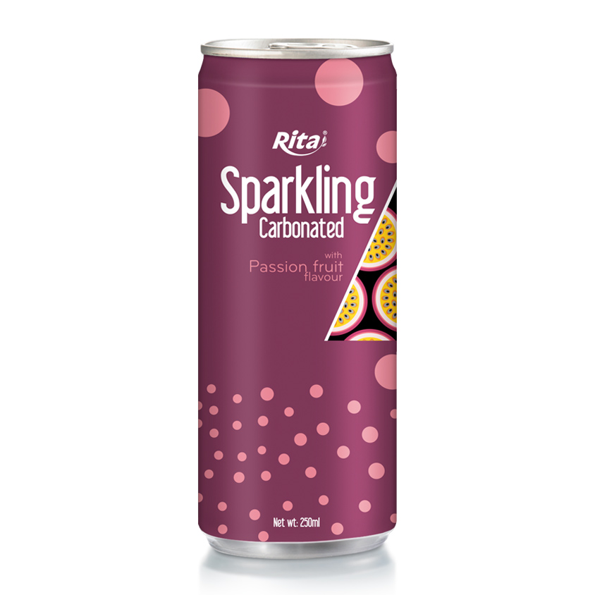Carbonated Drink: Sparkling Carbonated With Passion Fruit Flavor 250ml ...