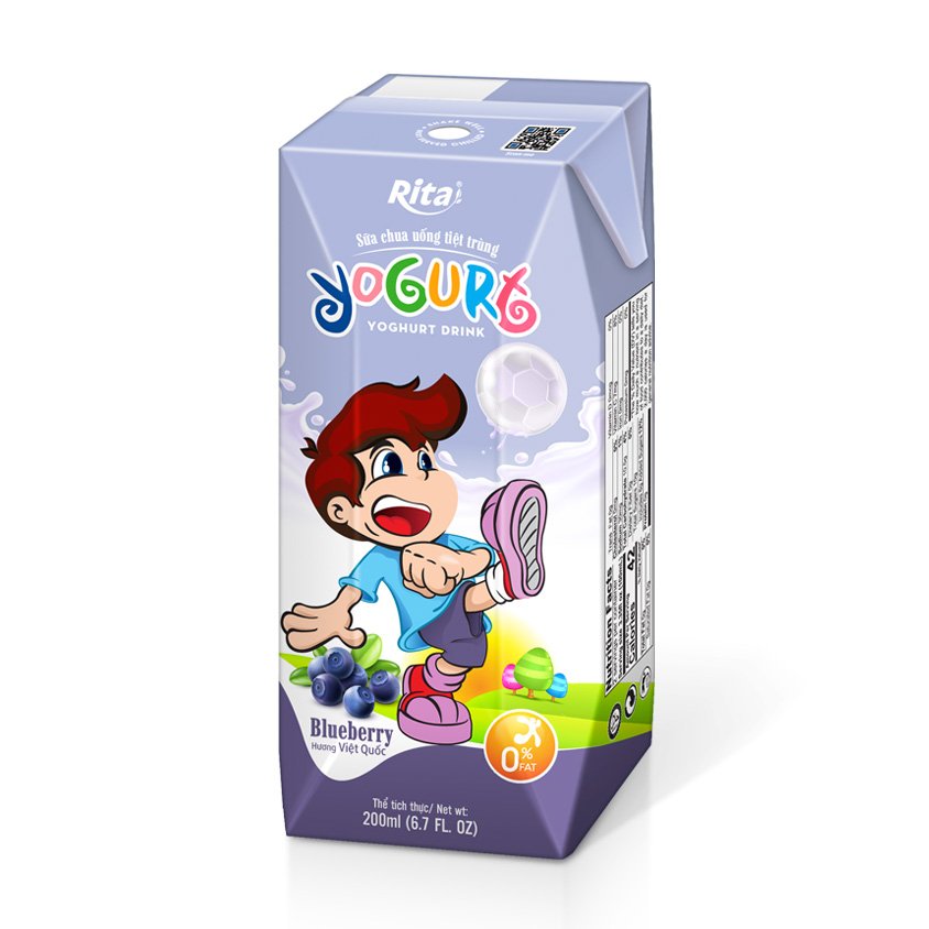Milk Series: Box 200ml Blueberry Yoghurt Drink