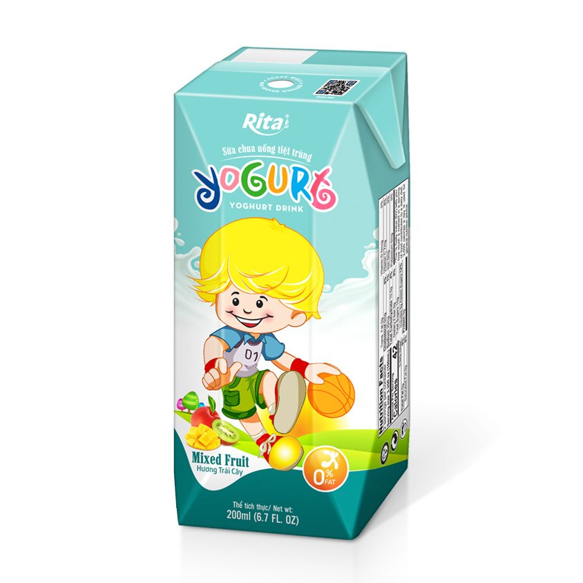 Milk Series: Box 200ml Mixed Fruit Yoghurt Drink